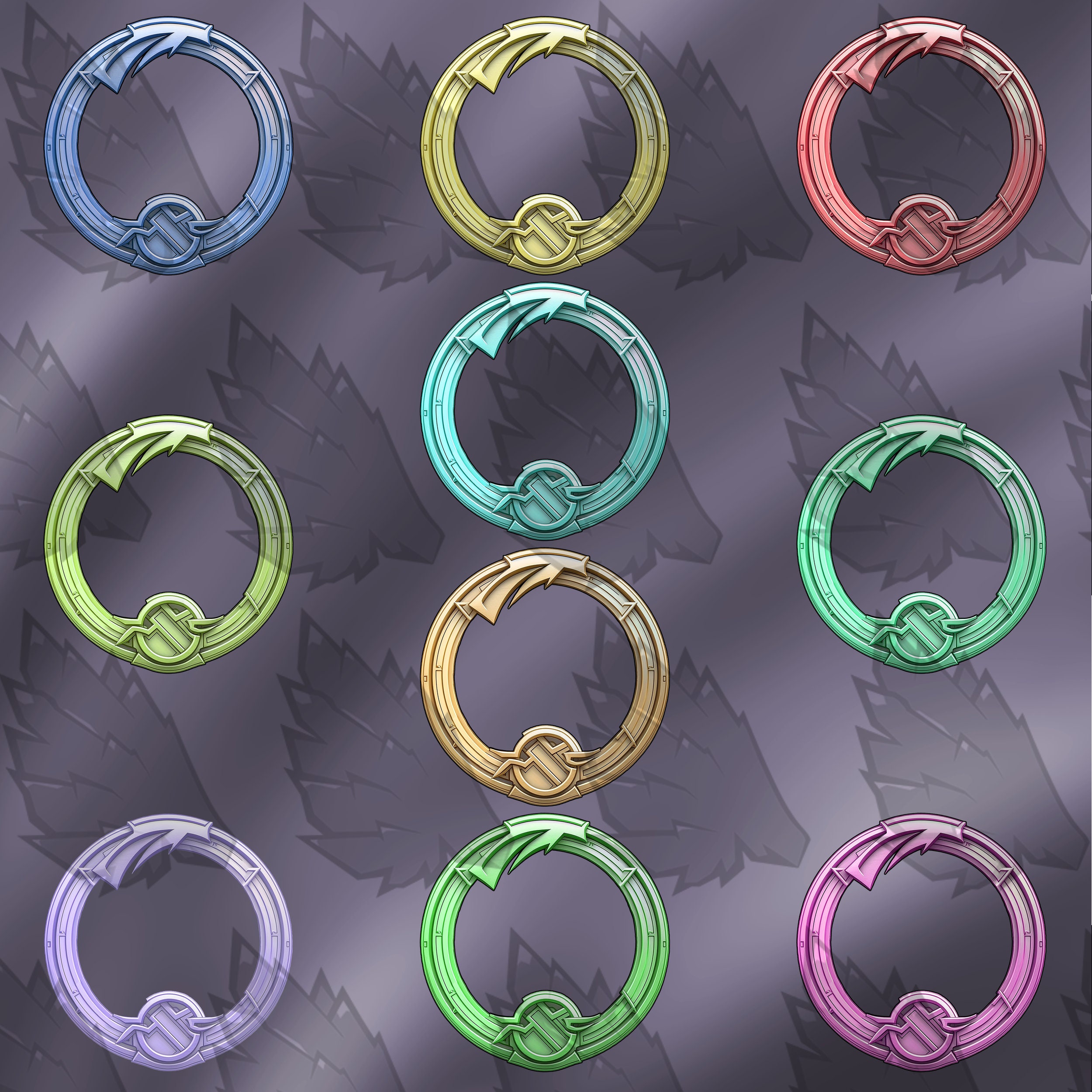 Frame Bundle DND / Pathfinder / Token Frame / Token Border / Foundry ...