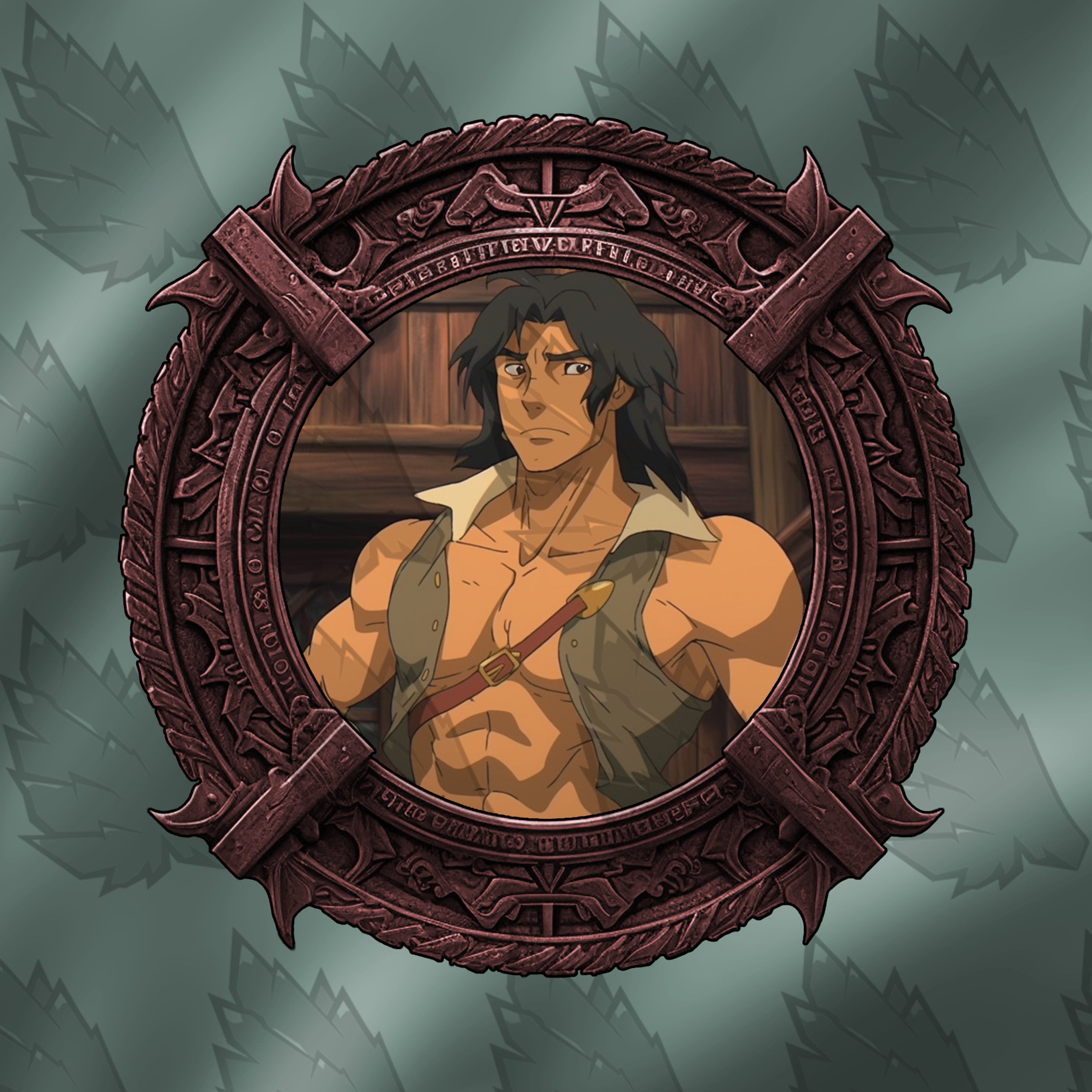 DND Profile Token Frame, 10 Colors. Rugged Warrior Fantasy for Roll20 ...