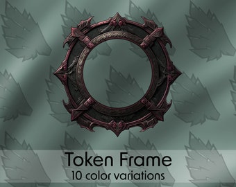 DND Profile Token Frame, 10 Colors. Space, Flowing, Cloud for Roll20 ...