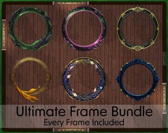 D&D Token Frame/digital Token/tabletop/dungeons and Dragons/pathfinder ...