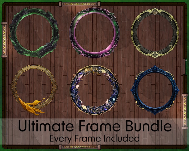 Ultimate Frame Bundle DND / Pathfinder / Token Frame / Token Border ...