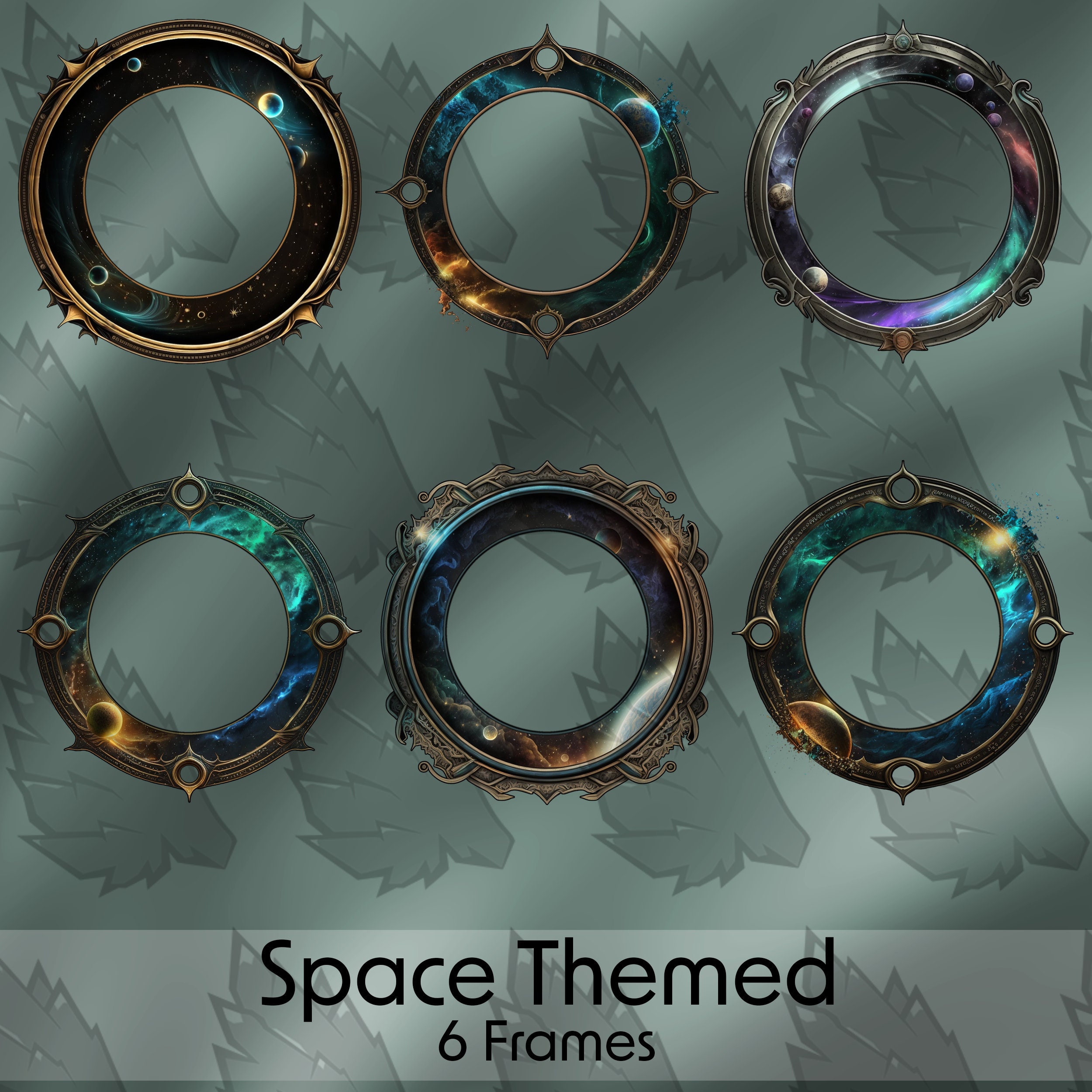 TTRPG Ultimate Token Frame Bundle – DND, Pathfinder, VTT (digital ...