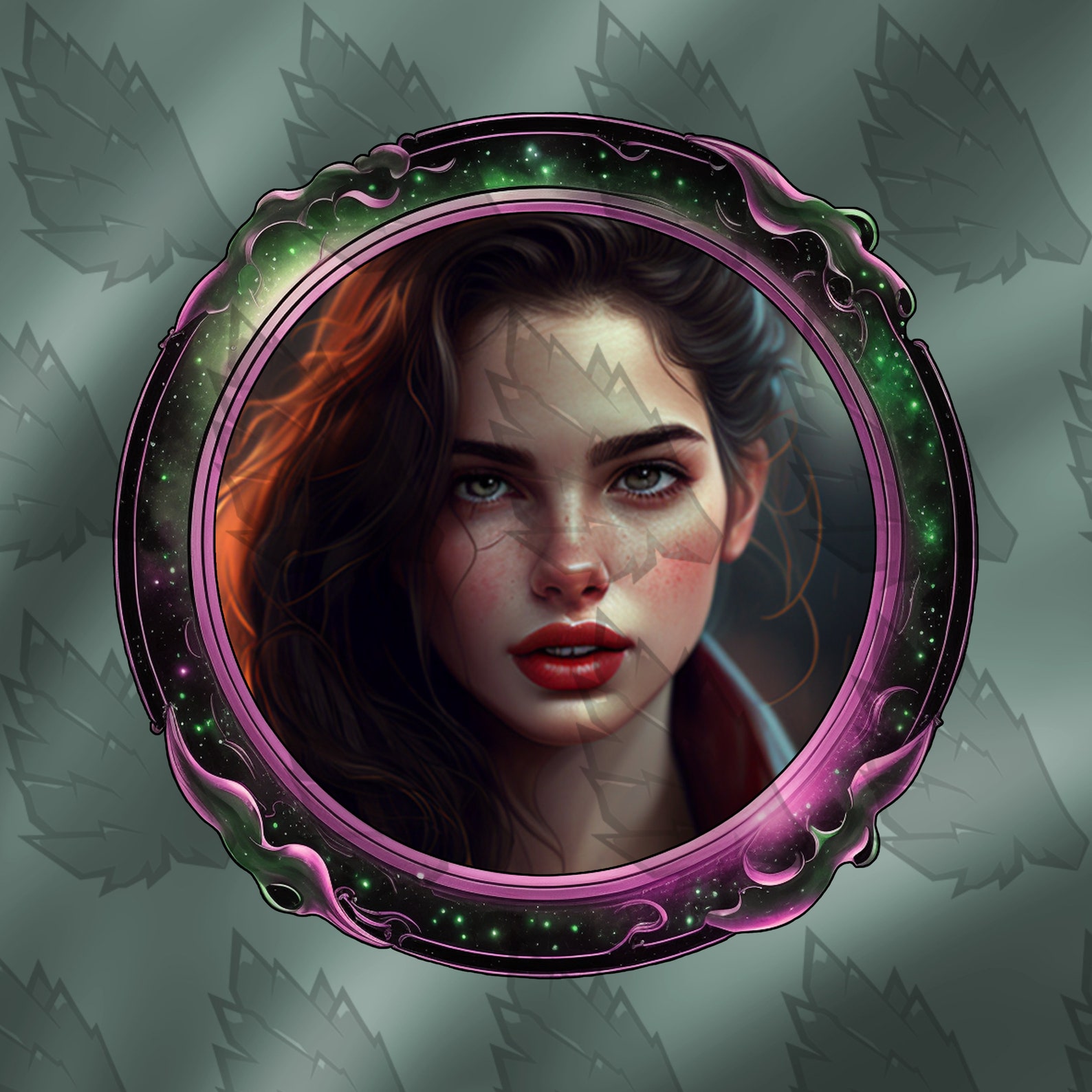 DND Profile Token Frame, 10 Colors. Galaxy, Sci-fi, Space, for Roll20 ...