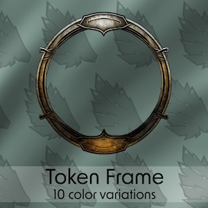 Custom Dungeons and Dragons Token Frames - Etsy