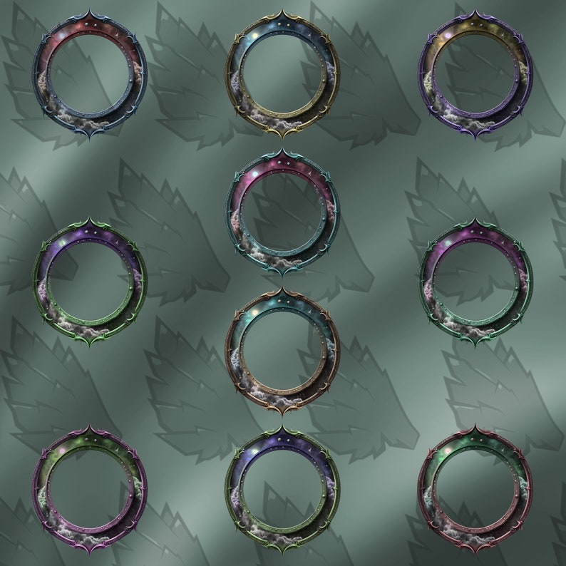 Frame Bundle DND / Pathfinder / Token Frame / Token Border / Foundry ...