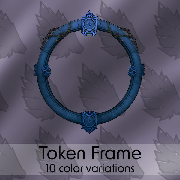 Dnd Monk Token Frame - Etsy