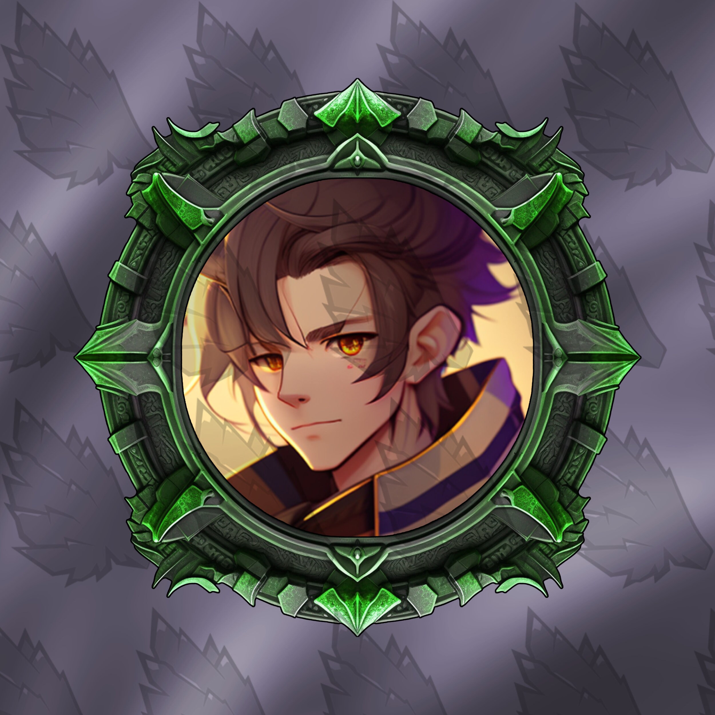 DND Profile Token Frame, 10 Colors. Sci-fi, Gems, Armor for Roll20 ...