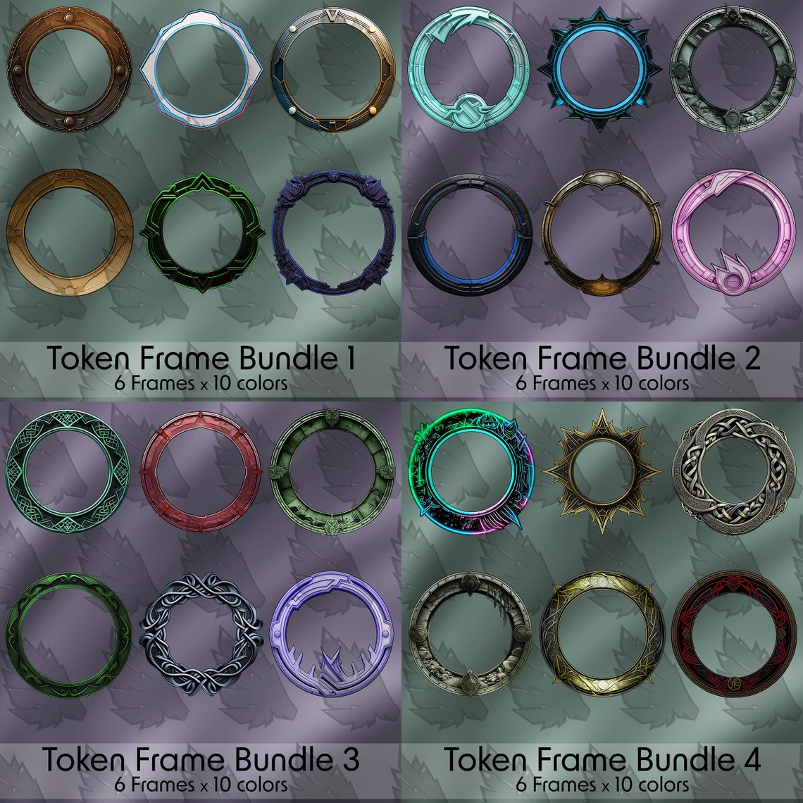 Ultimate Frame Bundle DND / Pathfinder / Token Frame / Token Border ...