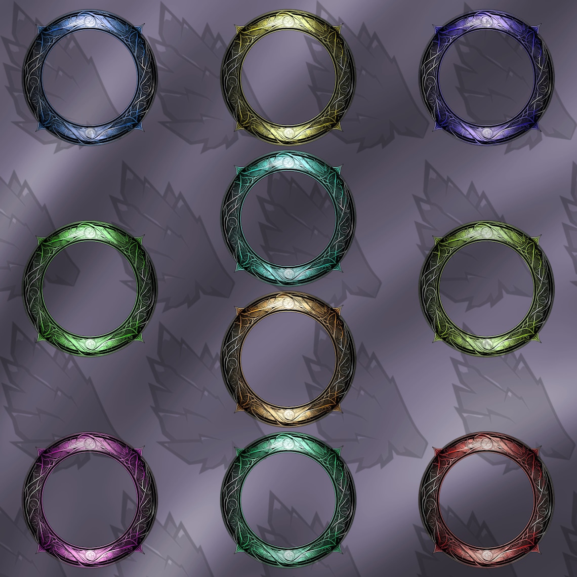 Frame Bundle - DND / Pathfinder / Token Frame / Token Border / Foundry ...