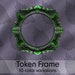 DND Profile Token Frame, 10 Colors. Sci-fi, Gems, Armor for Roll20 ...