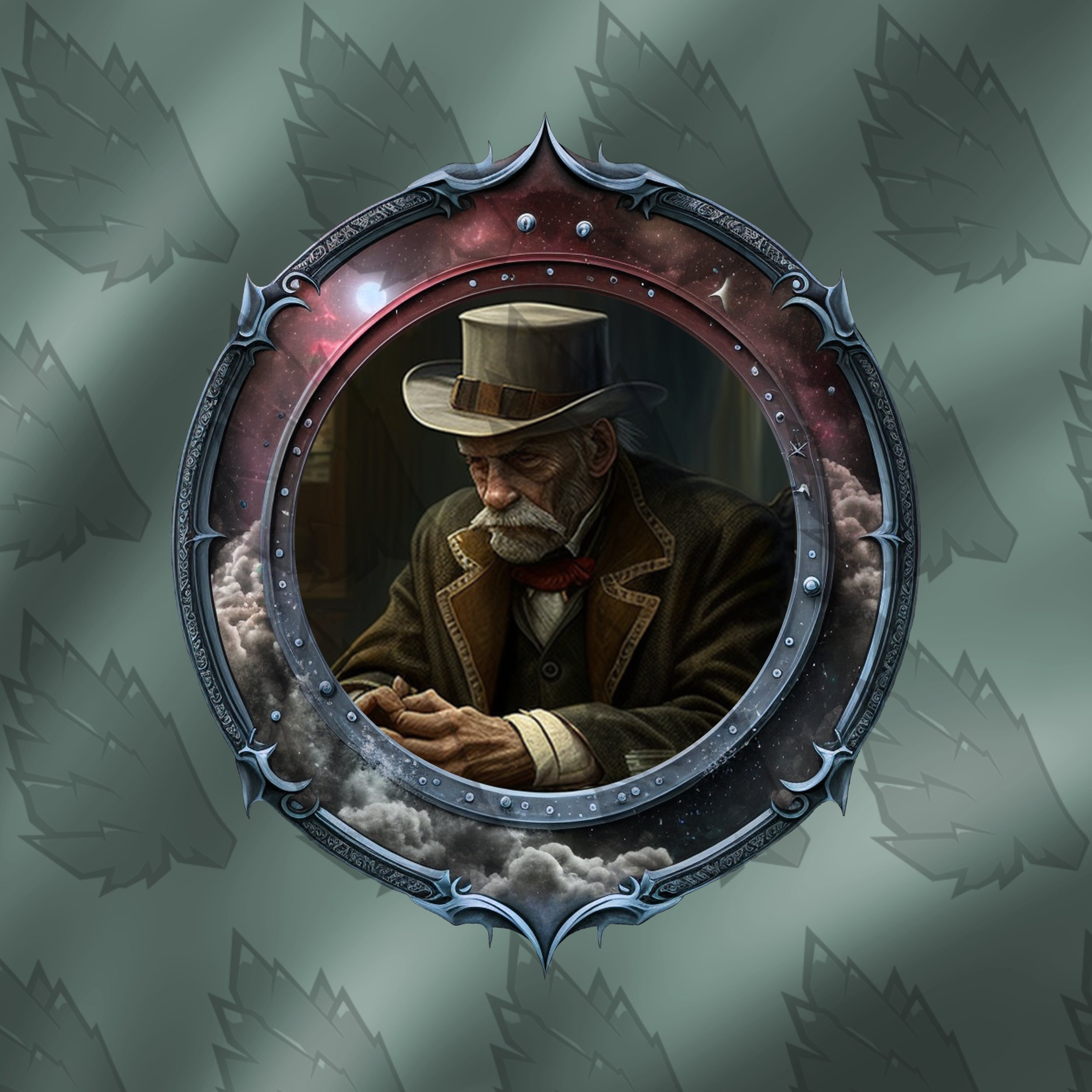 DND Profile Token Frame, 10 Colors. Space, Clouds, Sci-fi, for Roll20 ...