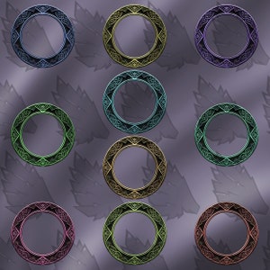 Custom TTRPG Token Frame - Celtic Knot Design (PSD & PNG) - Etsy