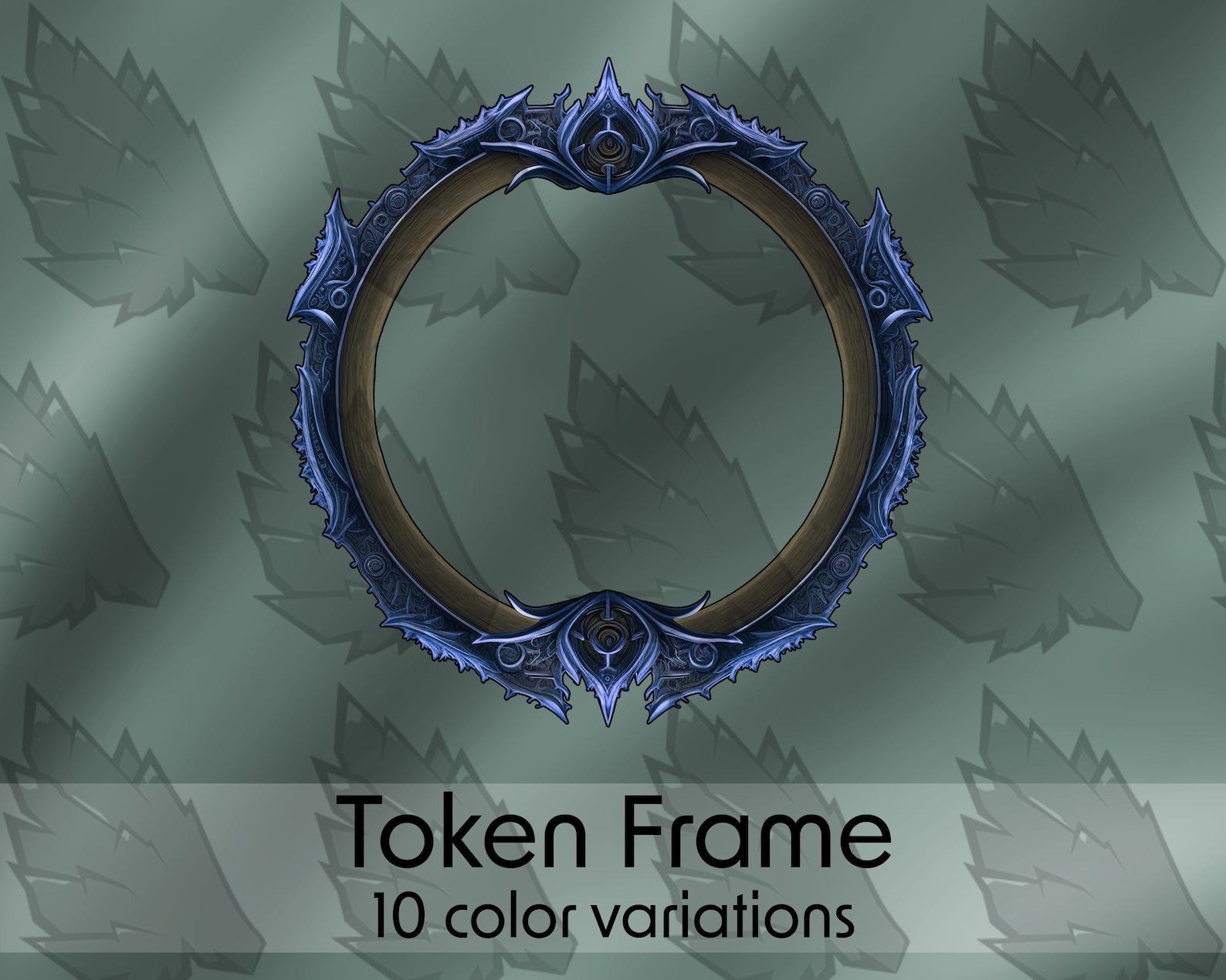 DND Profile Token Frame, 10 Colors. Mech, Organic, Sci-fi, for Roll20 ...