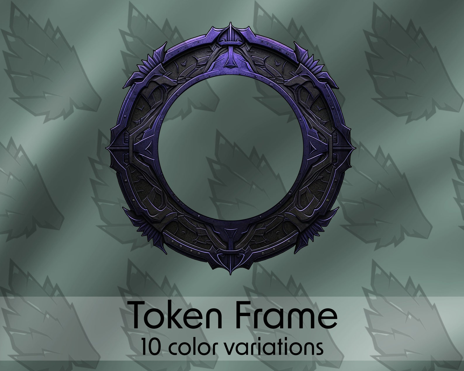 DND Token Frame, Ancient Artifact Border, 10 Colors (digital Download ...