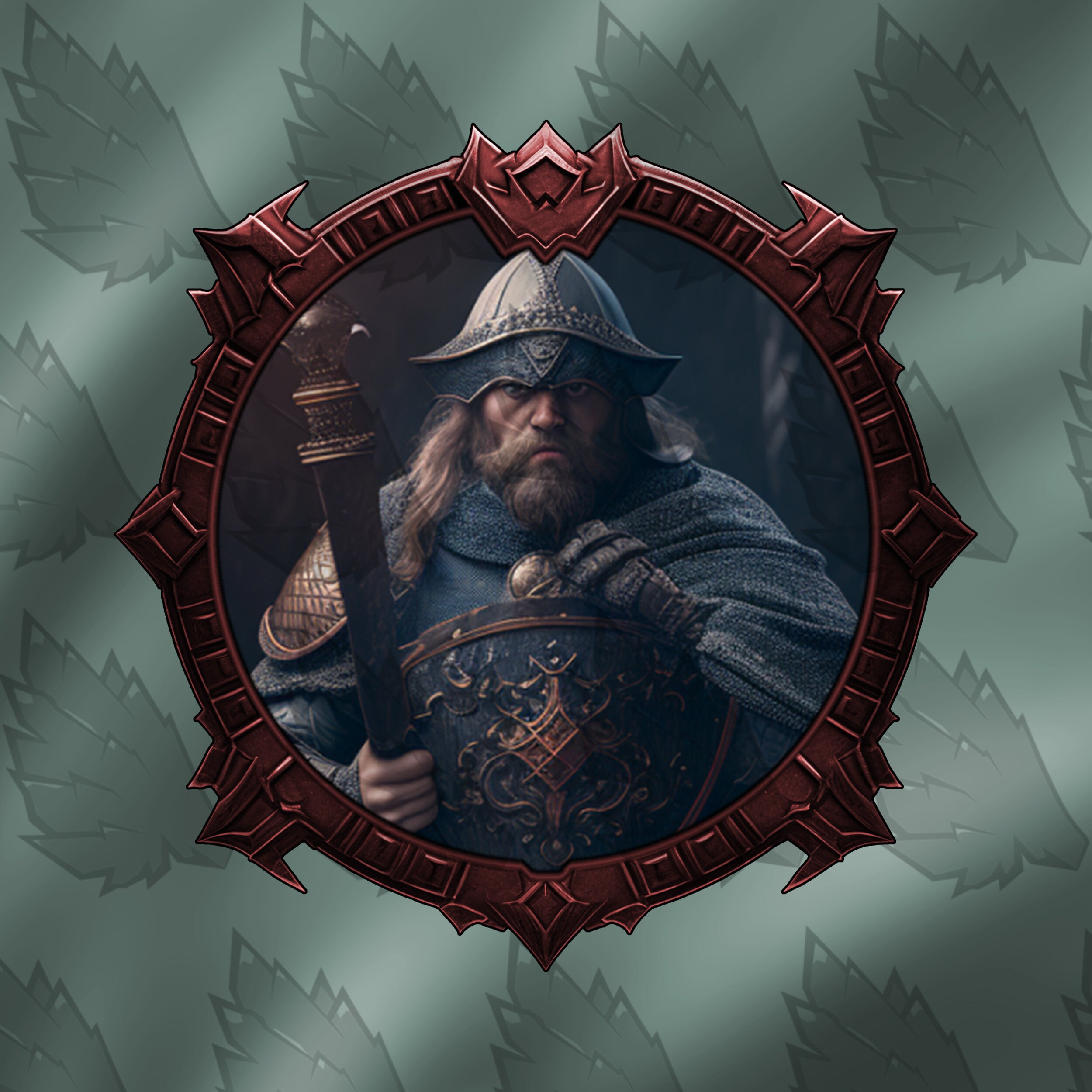 DND Profile Token Frame, 10 Colors. Thin, Warrior, Armor, for Roll20 ...