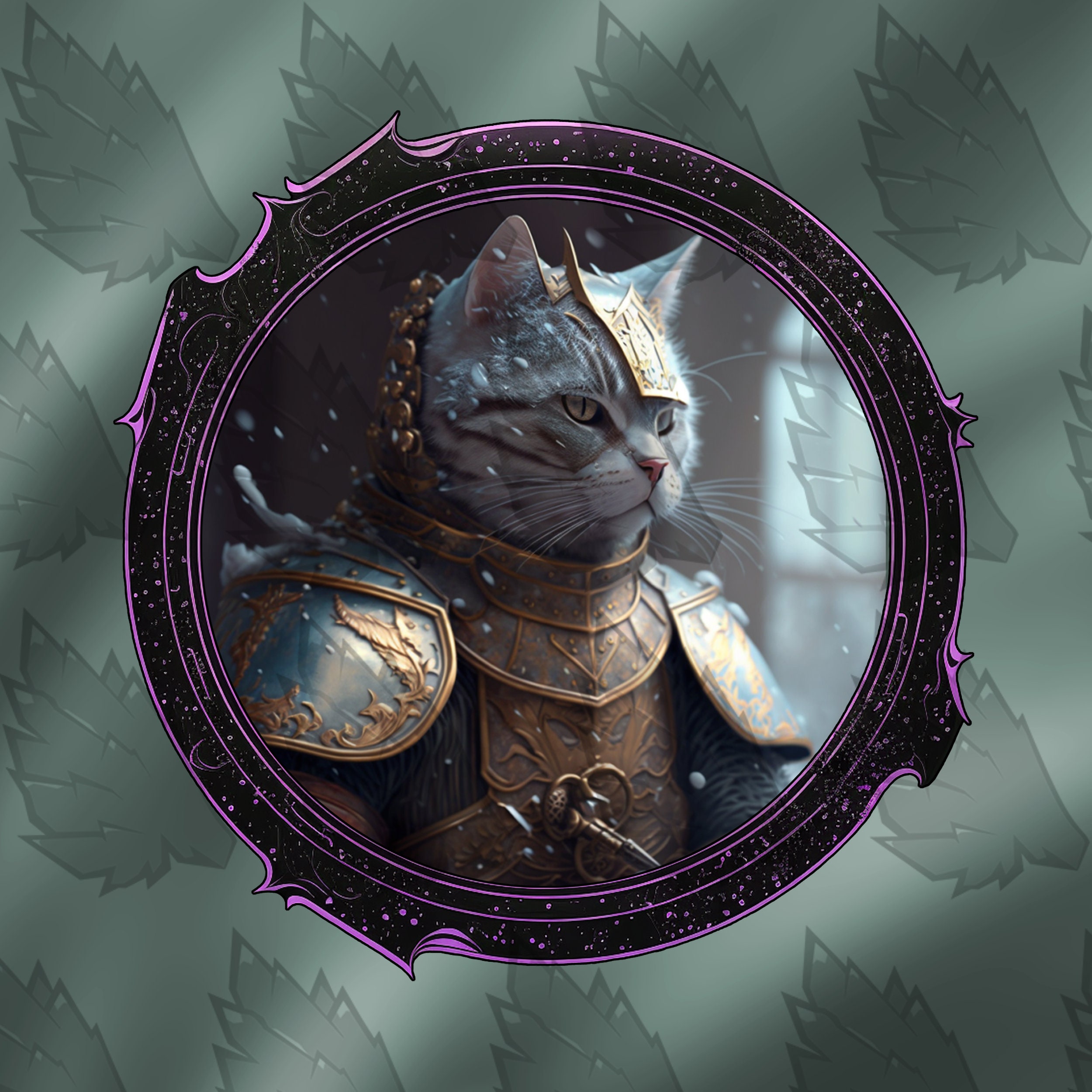 DND Profile Token Frame, 10 Colors. Painted, Thin, Spots for Roll20 ...