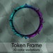 Spiked DND Token Frame, Multi-colored for VTT (digital Download) - Etsy