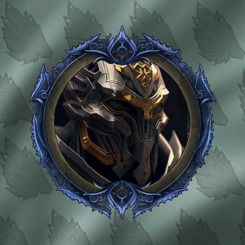 DND Profile Token Frame, 10 Colors. Mech, Organic, Sci-fi, for Roll20 ...