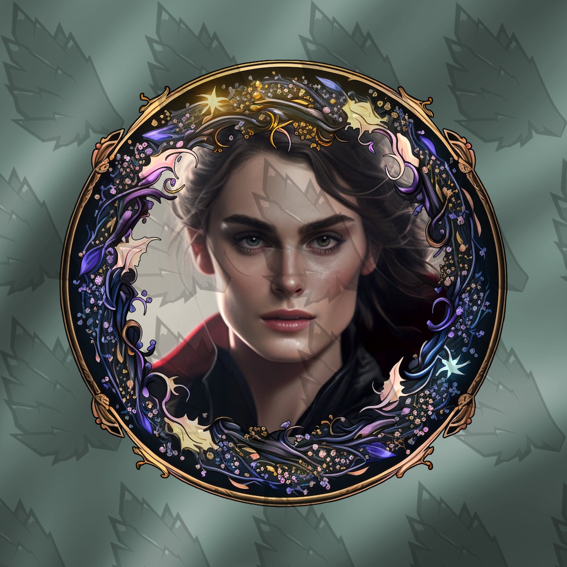 Druidic Token Frame, 10 Colors, for VTT, D&D, Pathfinder (digital ...