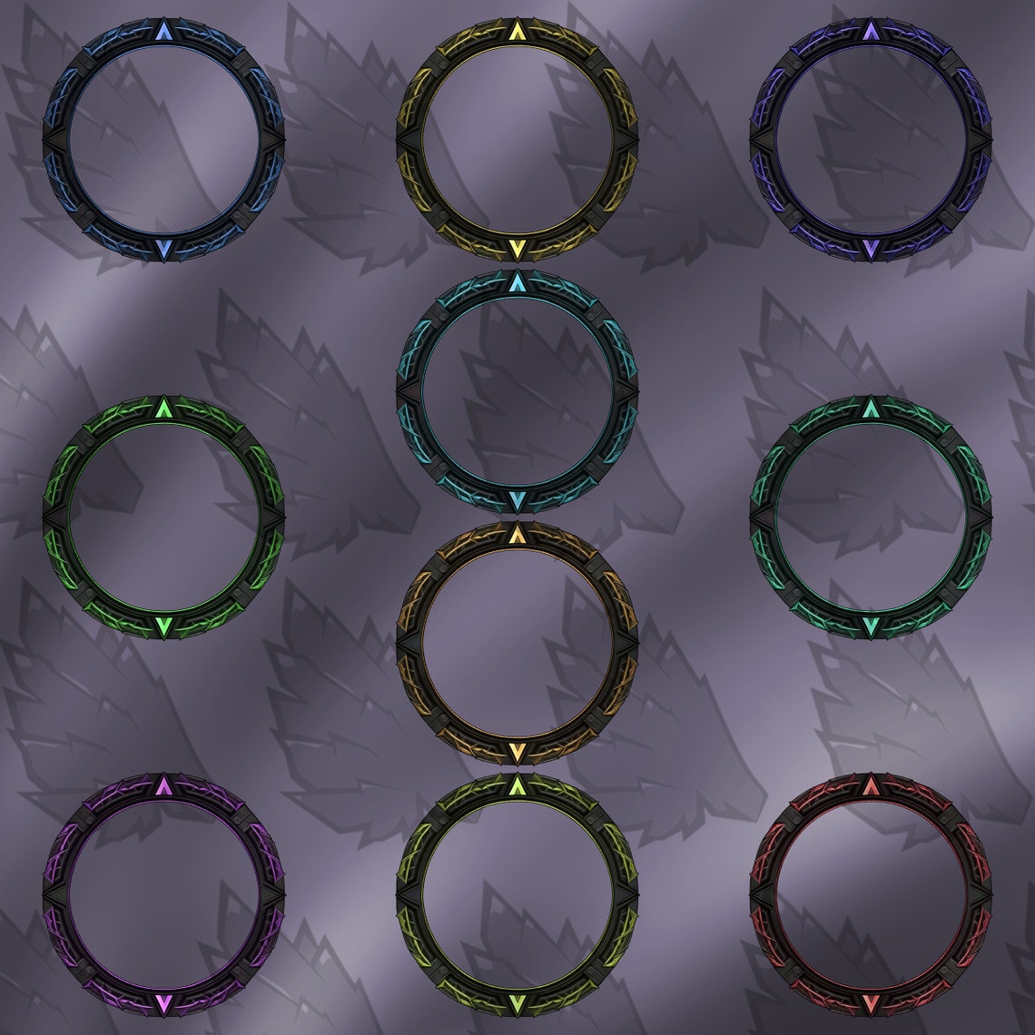 Frame Bundle - DND / Pathfinder / Token Frame / Token Border / Foundry ...