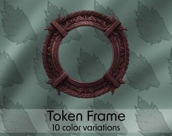 DND Profile Token Frame, 10 Colors. Space, Flowing, Cloud for Roll20 ...