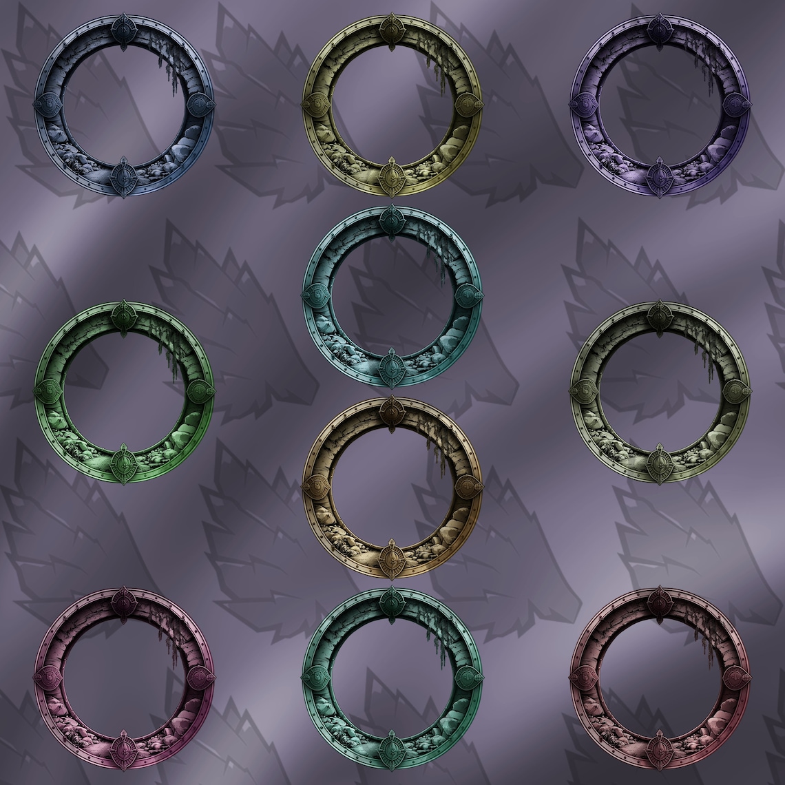 Frame Bundle - DND / Pathfinder / Token Frame / Token Border / Foundry ...