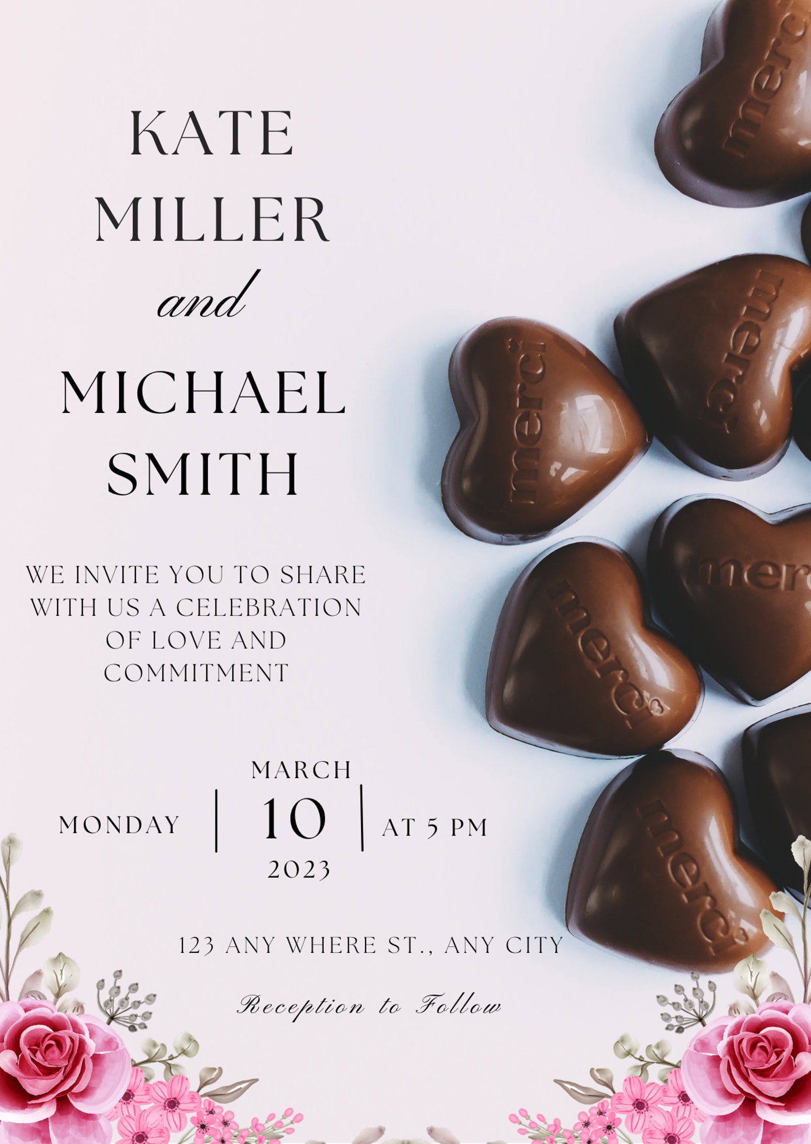 Editable Wedding Invitation Cards, Editable Wedding Card Bundle ...