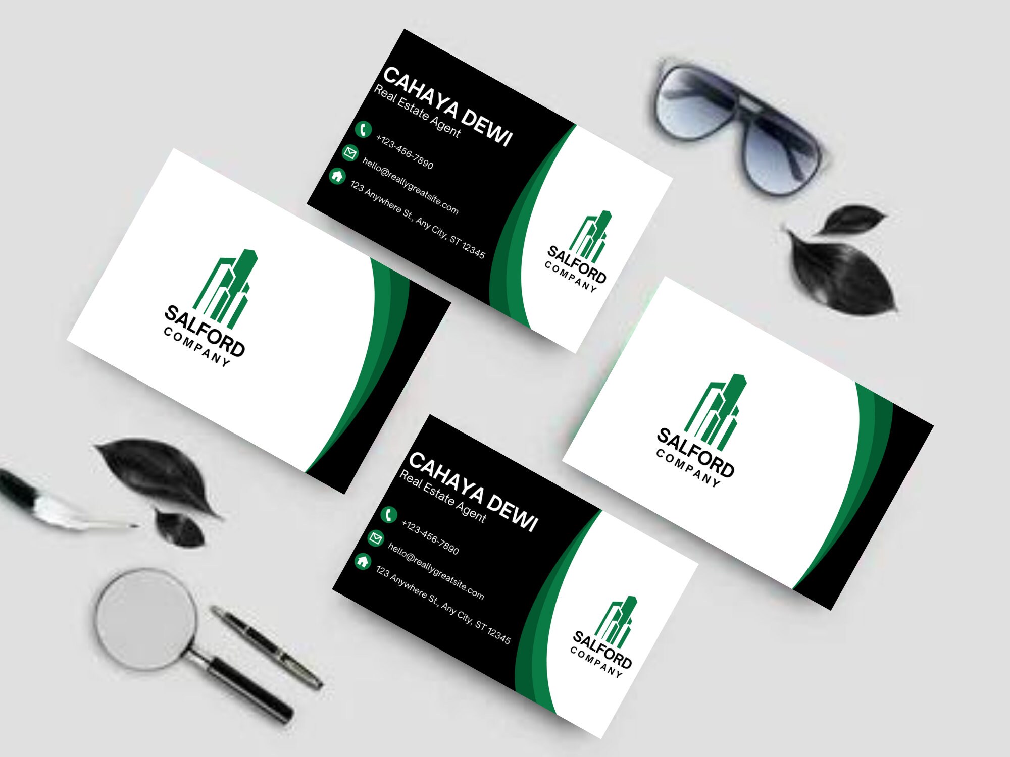 Printable Business Card | Editable Business Card | DIY Calling Card ...