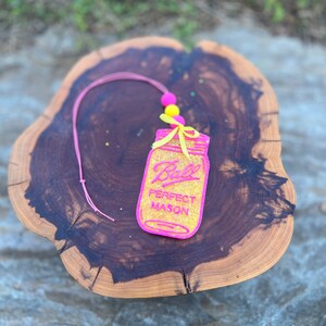 Mason Jar Shaped Car Freshie. Scent: Lemonade Stand - Etsy