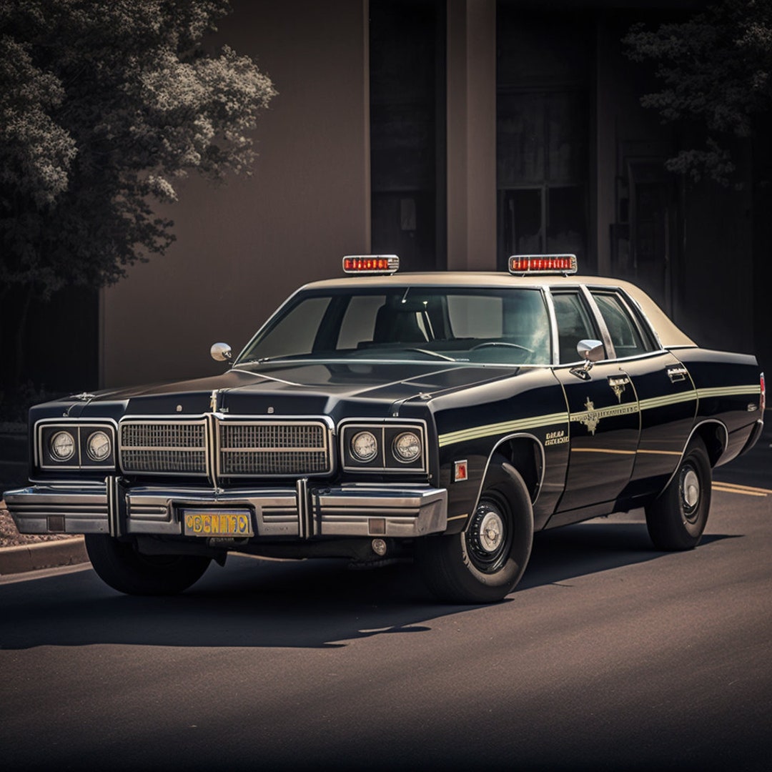 Dodge Monaco Police Car Concept Digital Print - Etsy Australia