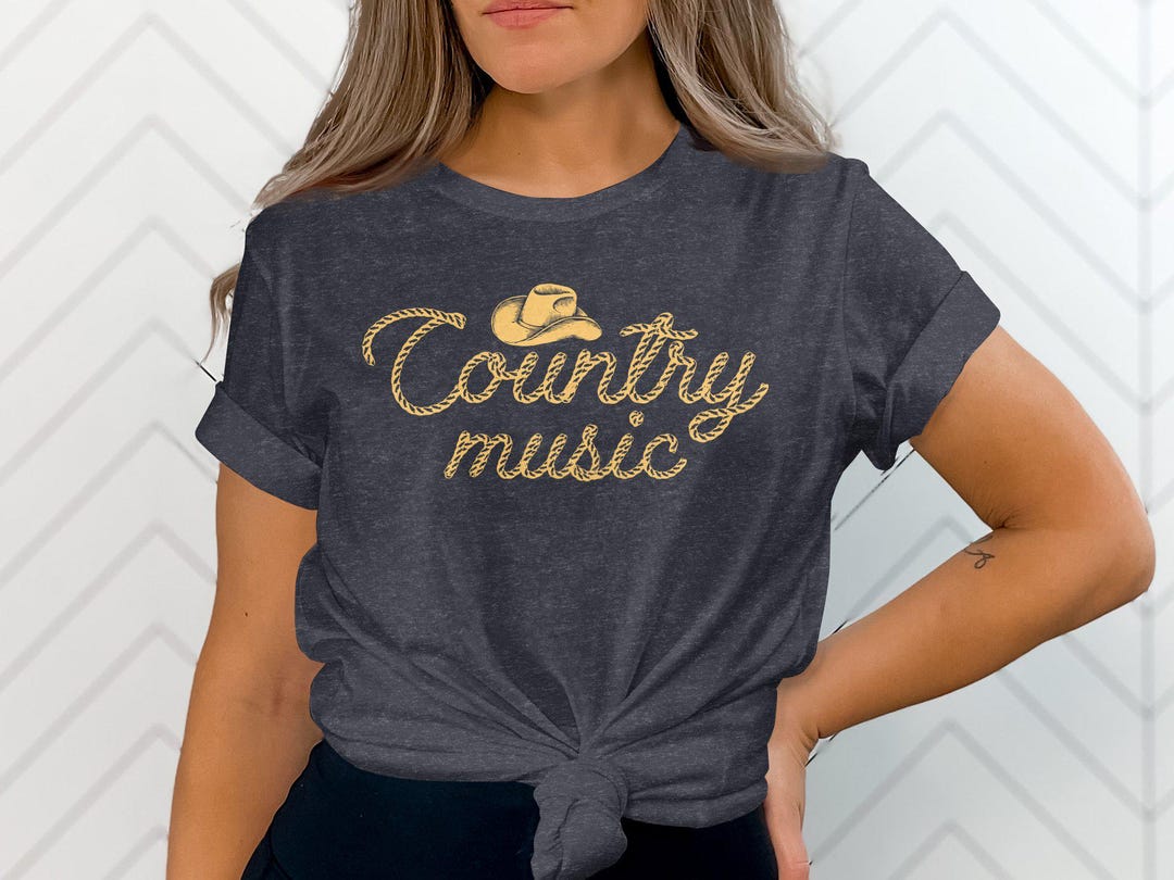 Country Music Shirt, Country Music Graphic Tee, Vintage Country Music T ...
