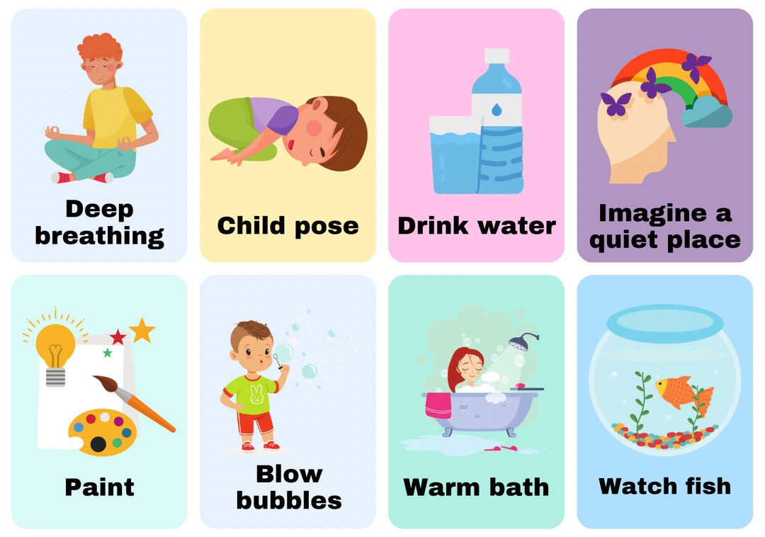 Visual Calming Strategies for Kids: Techniques to Soothe and Relax - Etsy