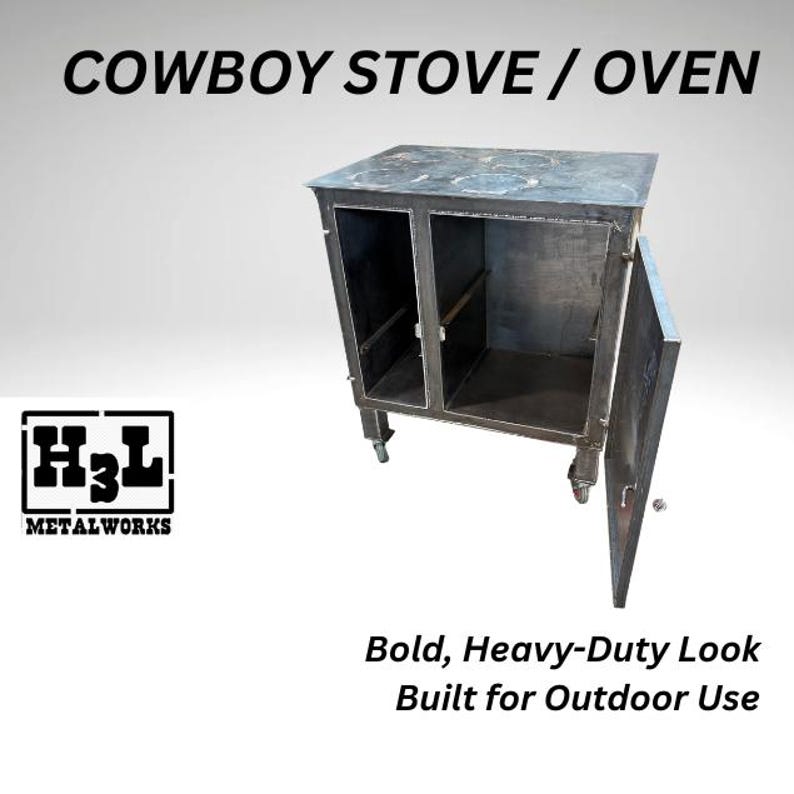 Cowboy Stove DXF Files – Plasma Cut Wood Stove & Oven Plans (digital ...