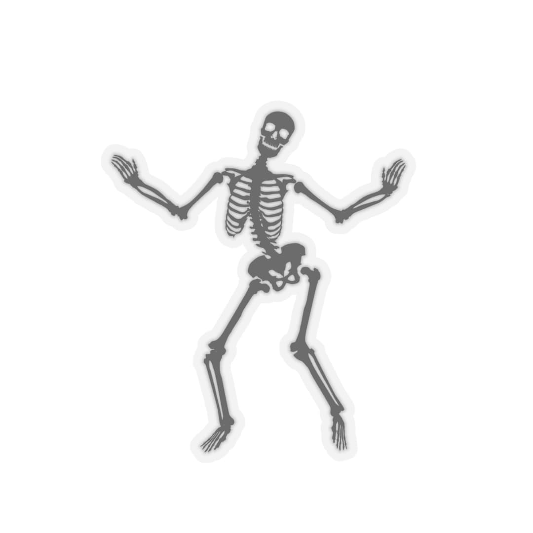 Skeleton Dancing Sticker - Etsy