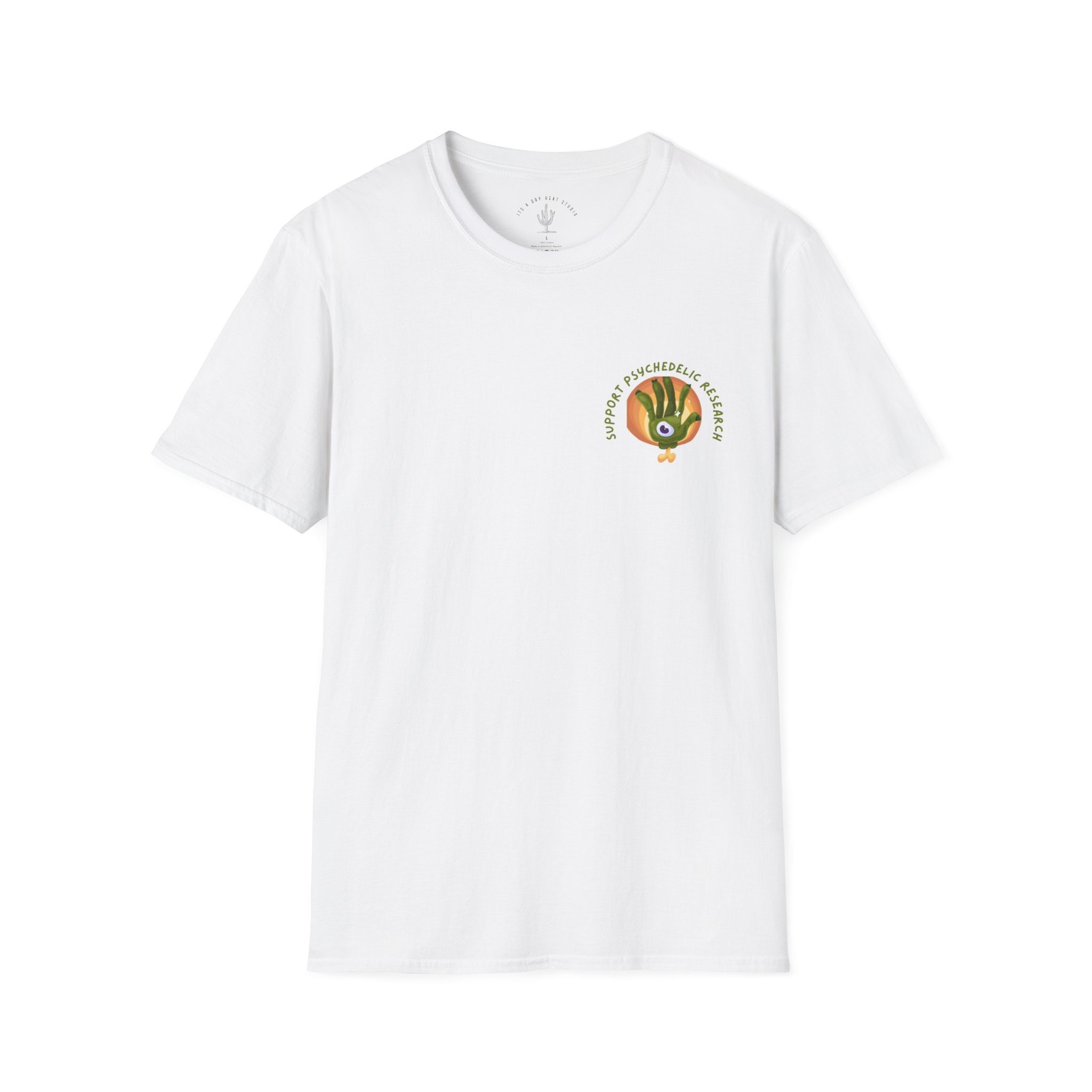 Hand & Eye Support Psychedelic Research T-shirt - Etsy