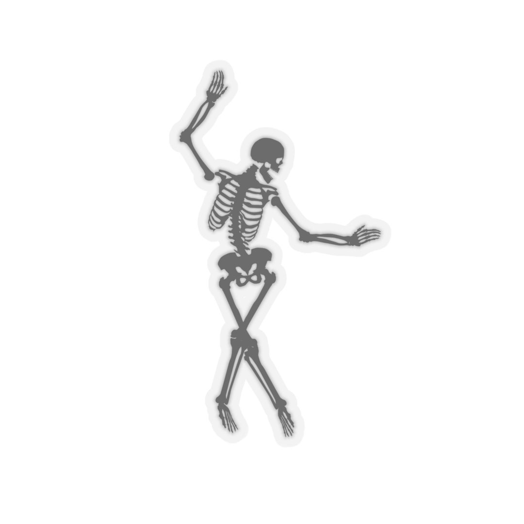 Dancing Skeleton Sticker - Etsy