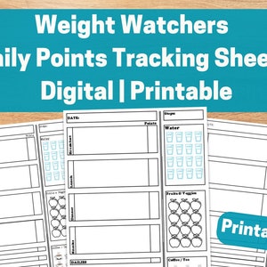 Daily Points Tracker - Printable and Easy to Use. - Etsy