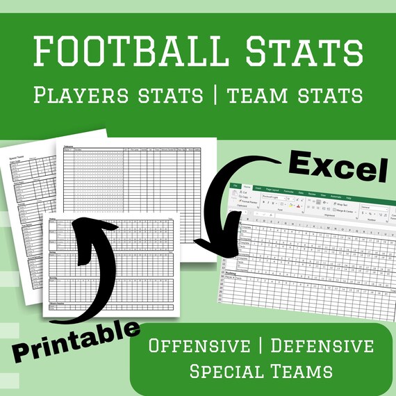 Football Team Spreadsheet
