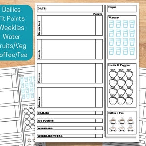 Daily Points Tracker - Printable and Easy to Use. - Etsy