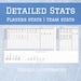 Hockey Stats Spreadsheet | Track Each Players Stats | Team Stats ...