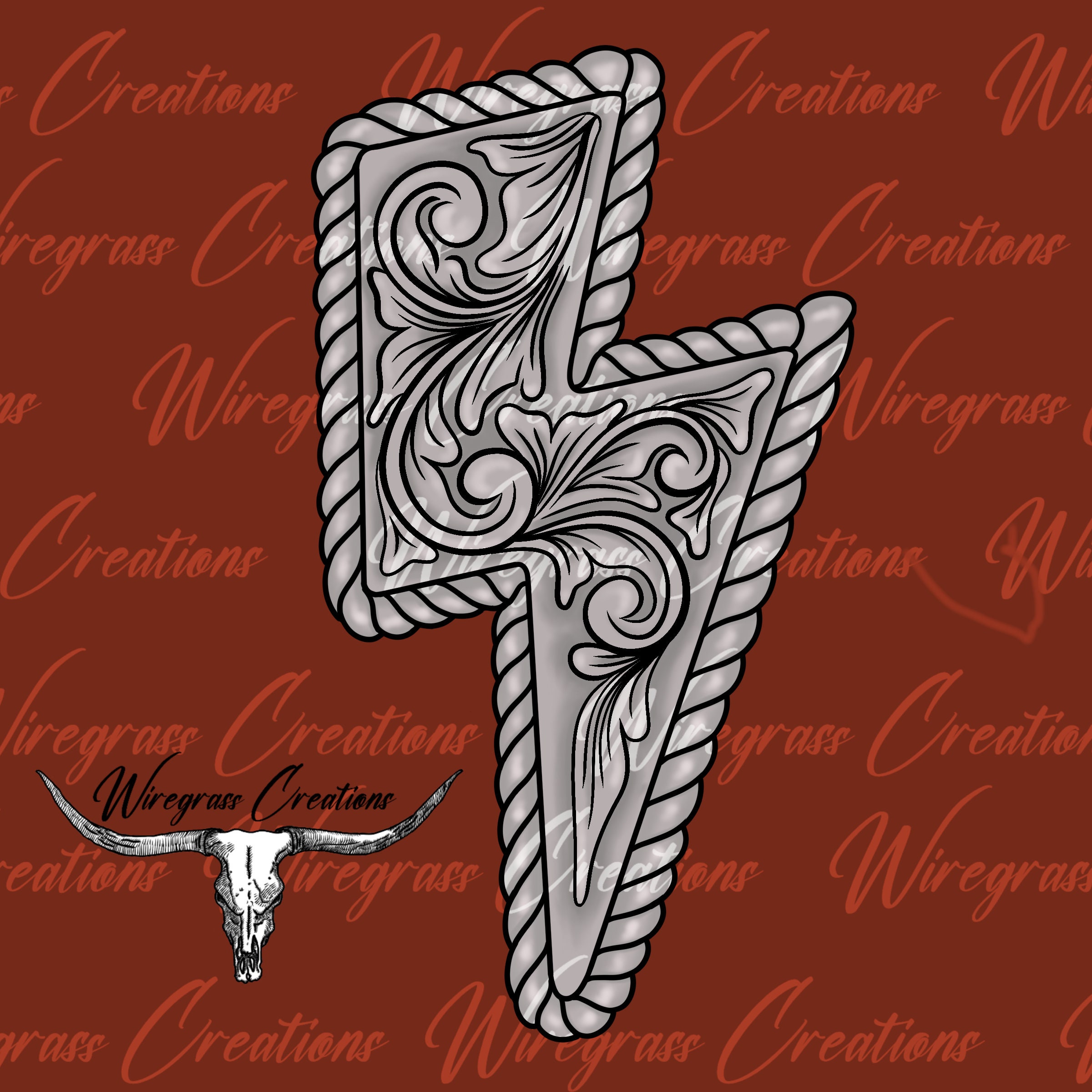 Western Lighting Bolt - Etsy