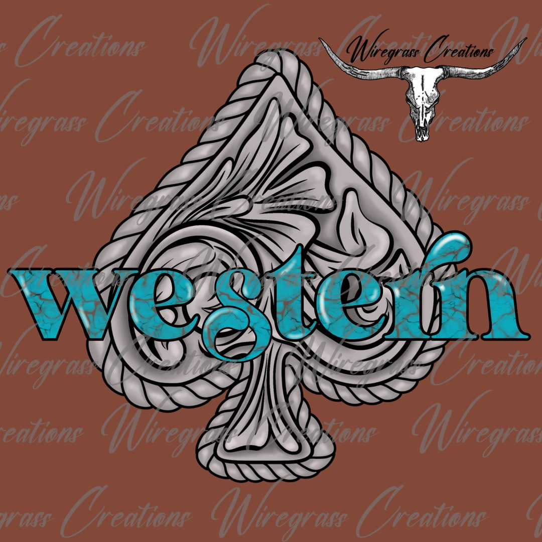 Western Spade Design - Etsy