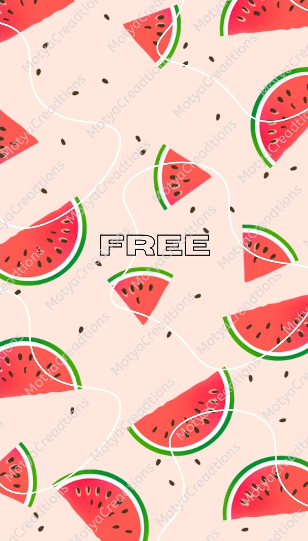 FREE WATERMELON WALLPAPER - Etsy