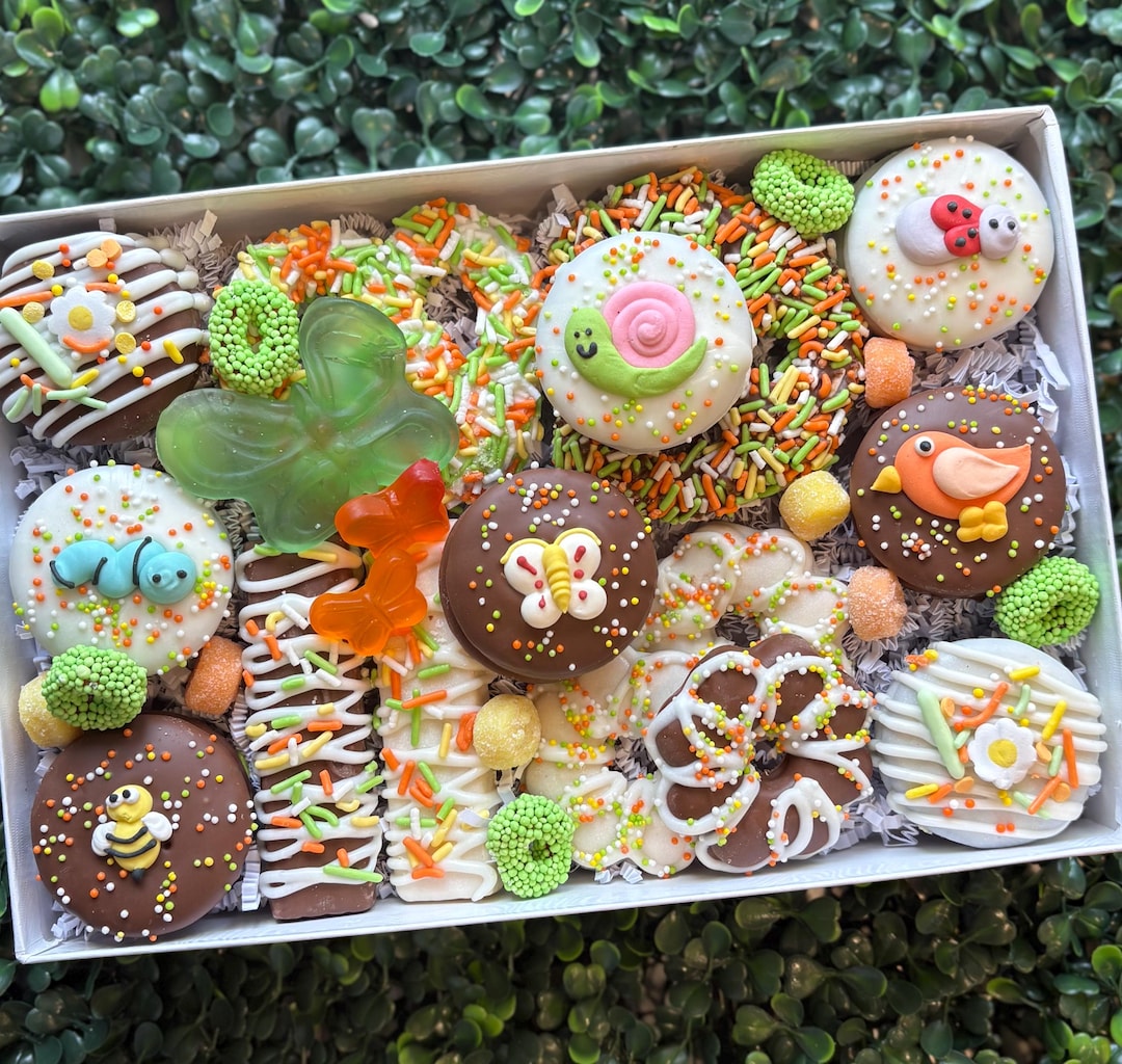 Spring Gift Box – Bright & Cheerful Chocolate-covered Treats With ...