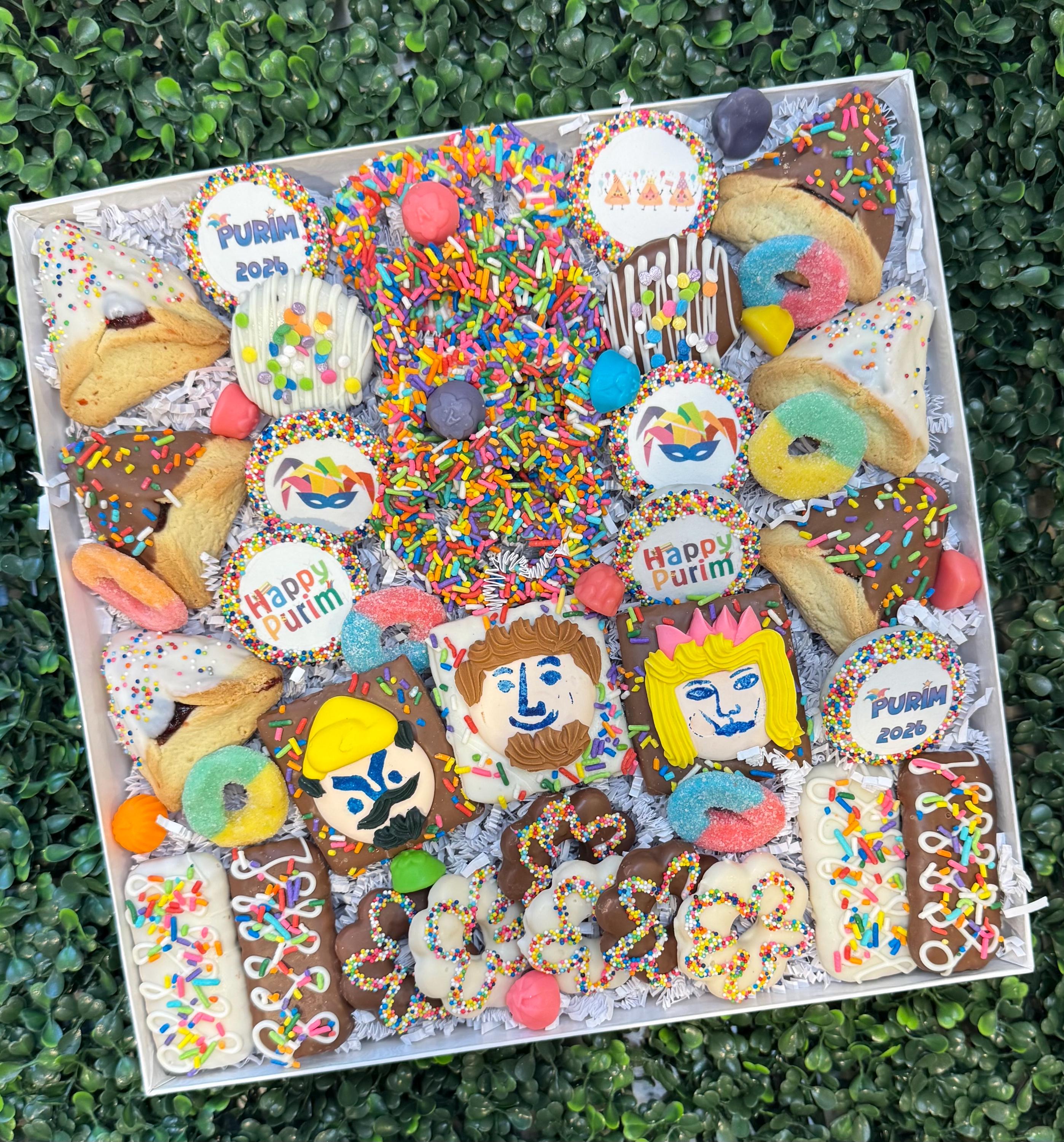 Purim Chocolate Gift Box, Kosher Dipped Treats - Etsy