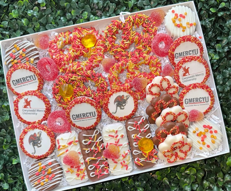 College Logo Chocolate Gift Box – Customized School Colors - Etsy