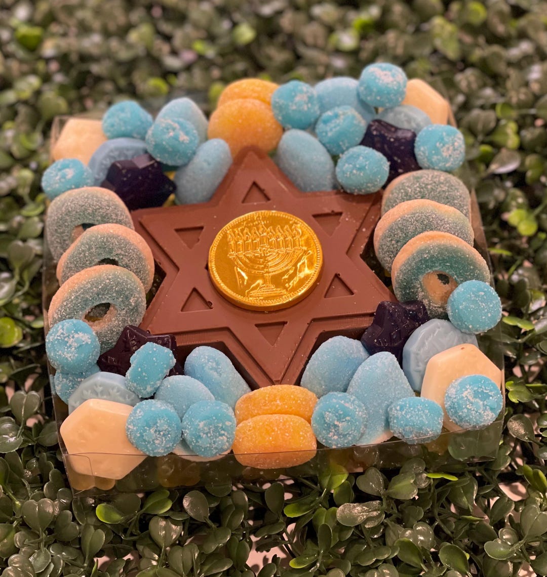 Hanukkah Gummy Gift Box - Etsy