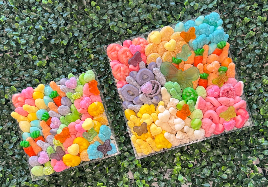 Personalized Easter Gummy Candy Board – Rainbow Gummy Bears - Etsy