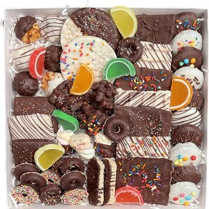 Passover Chocolate Covered Treats Gift Box, Kosher Seder Hostess Candy ...