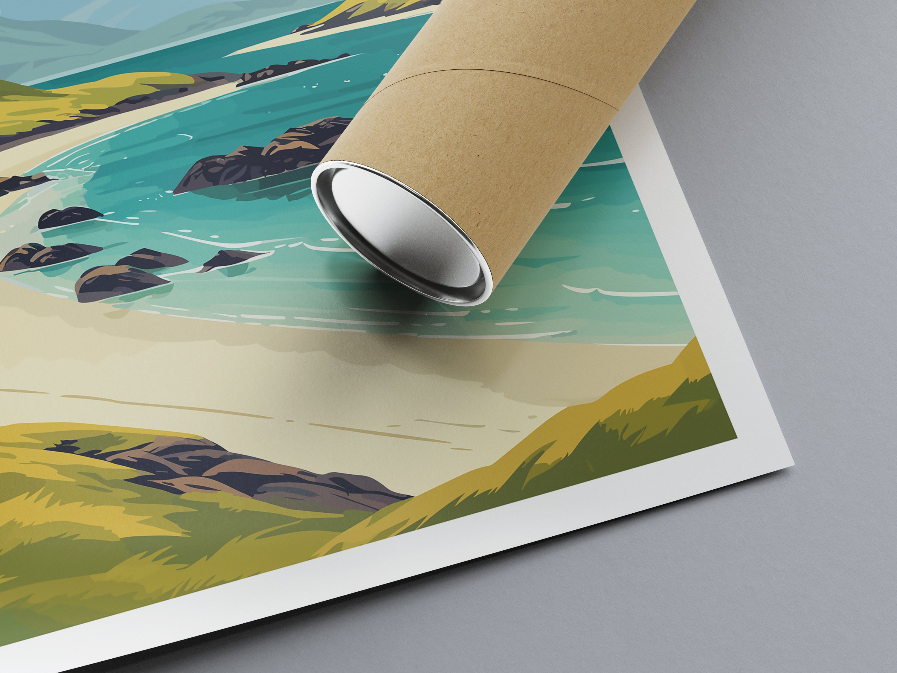 Isle of Harris Travel Print, Harris Wall Art, Isle of Harris Travel ...